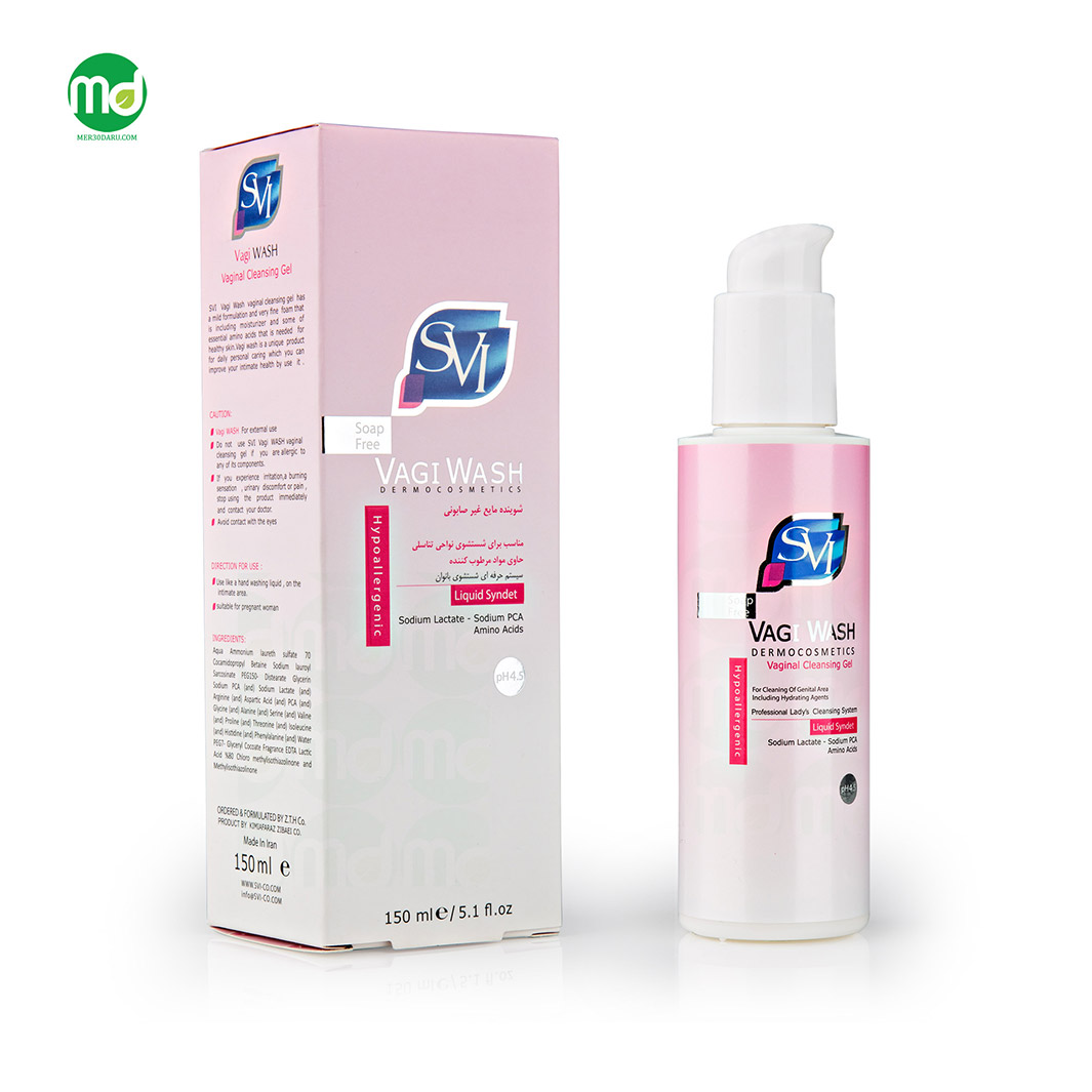 ژل بهداشتی بانوان VAGI WASH اس وی آی مناسب شستشوی روزانه - مرسی دارو