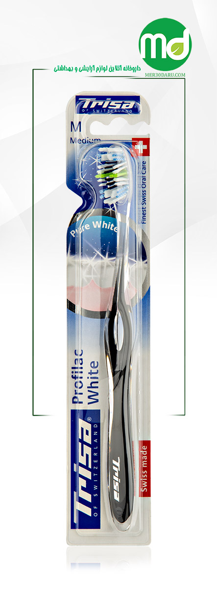 مسواک سفید کننده تریزا مدل Profilac White سایز متوسط - مرسی دارو