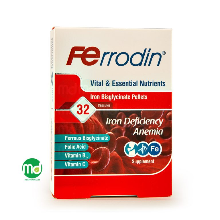 کپسول فرودین هولیستیکا برطرف کننده کم خونی و آهن 32 عددی - مرسی دارو