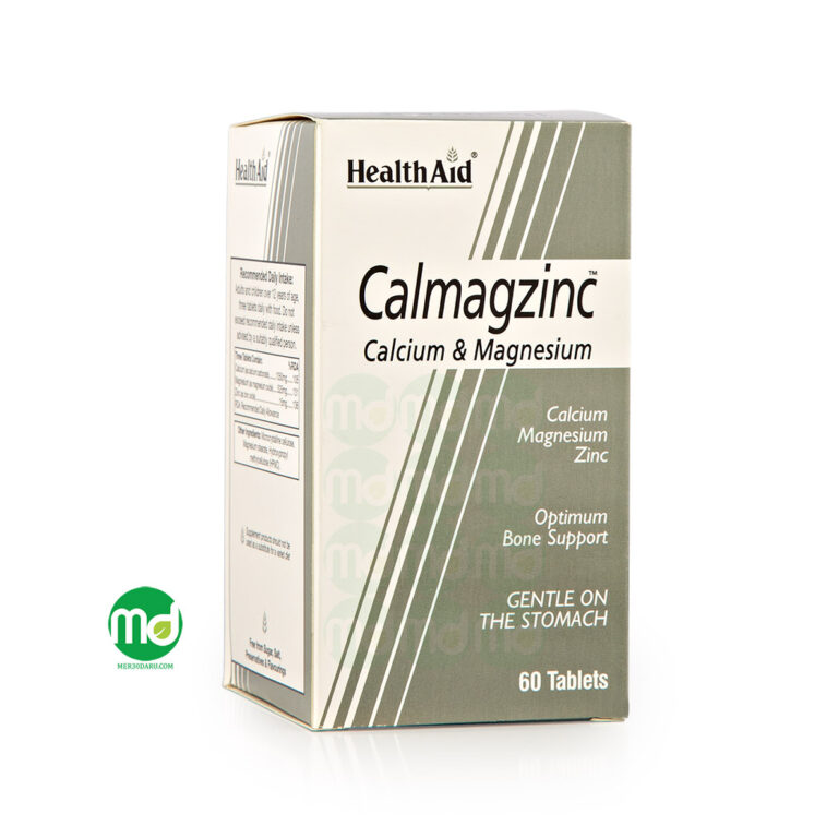 قرص کلمگزینک هلث اید حاوی کلسیم، منیزیم و زینک 60 عدد - مرسی دارو