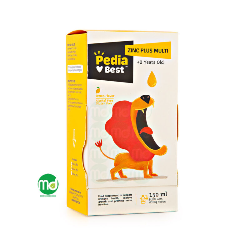 شربت زینک پلاس مولتی پدیابست برای کودکان بالای 2 سال - مرسی دارو