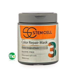 ماسک مو سه کاره استم سل برای موهای رنگ و هایلایت شده 500ml - مرسی دارو